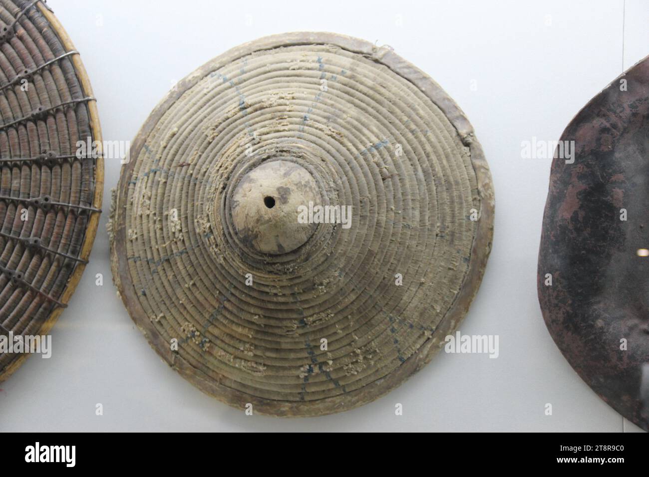 Rattan Shield of the Guge Ruins, Tibetan History Gallery, Tibet Museum, Lhasa Stock Photo - Alamy