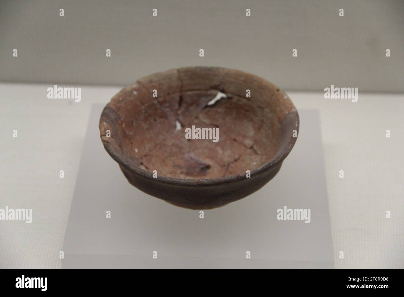 Neolithic Pottery, Tibetan History Gallery, Tibet Museum, Lhasa Stock ...