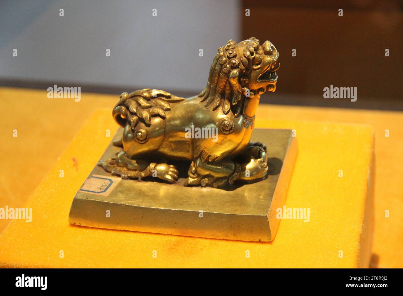 Gold Seal of 13th Dalai Lama, 1909, Tibetan History Gallery, Tibet ...