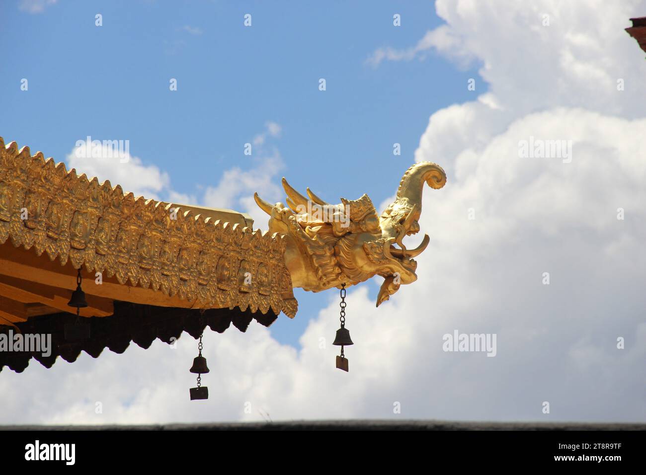 Jokhang Temple, Begun 647 AD during reign of Tibetan King Songtsan ...