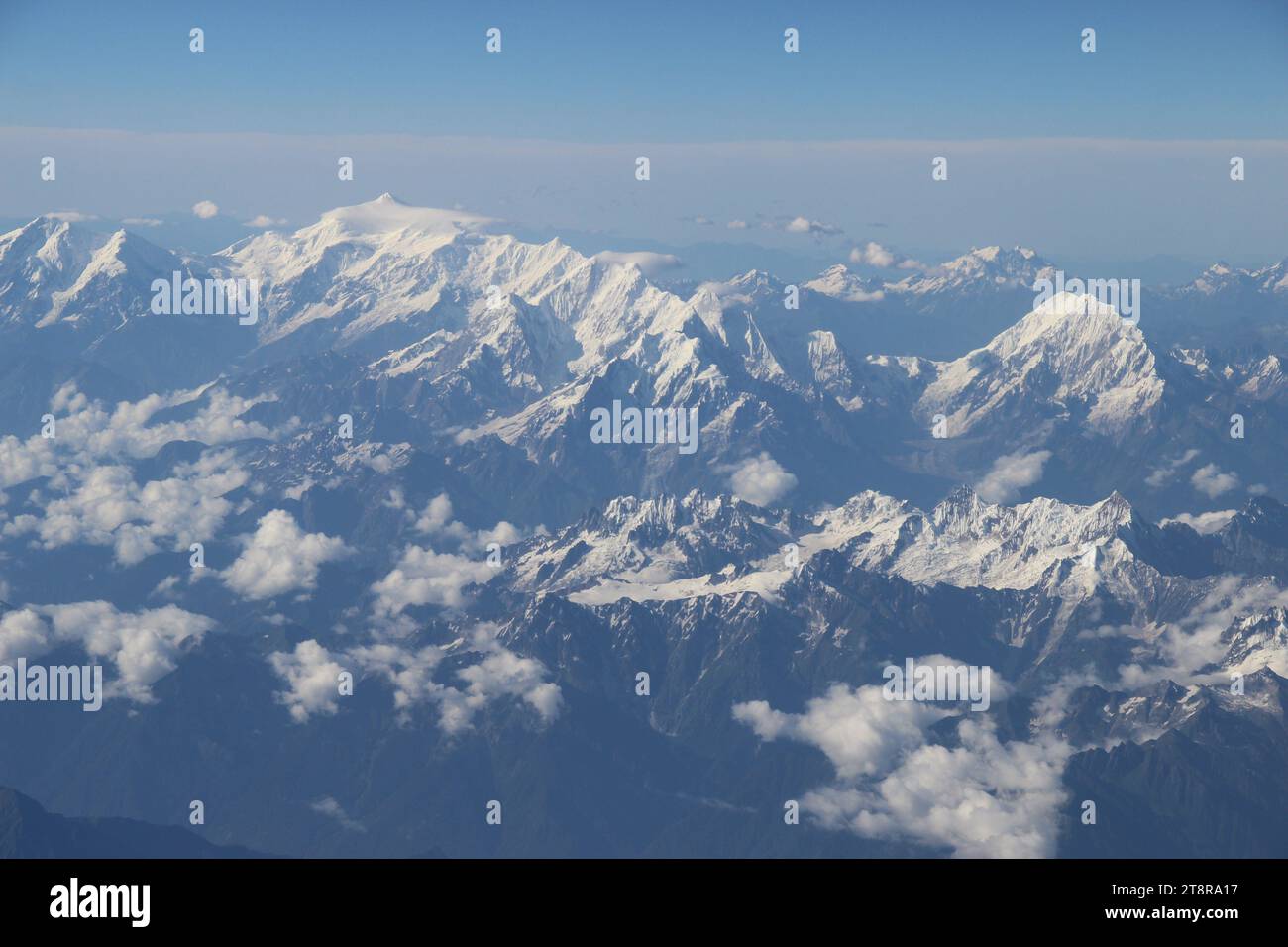 Sichuan-Tibet Plateau, Aerial views of Northwest Sichuan and Eastern ...