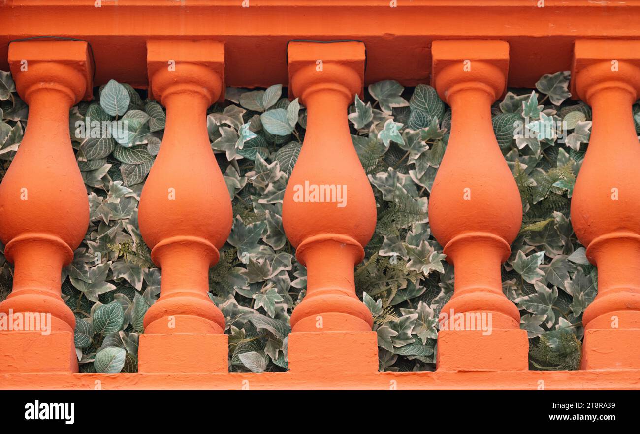 stone railing isolated on white background Stock Photo - Alamy