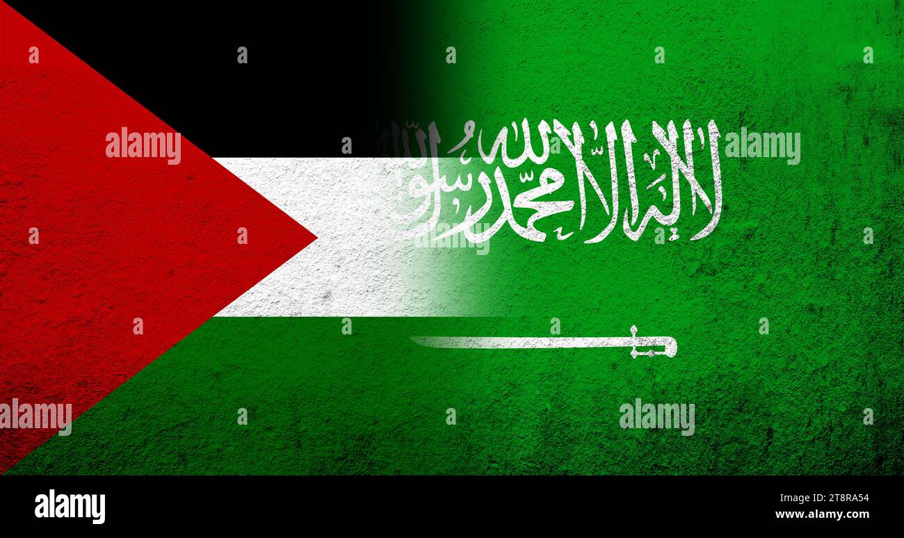 Saudi arabia palestine flag hi-res stock photography and images - Alamy