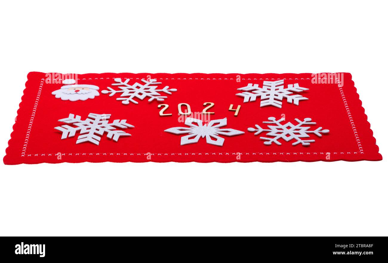 Christmas table setting top Cut Out Stock Images & Pictures - Alamy