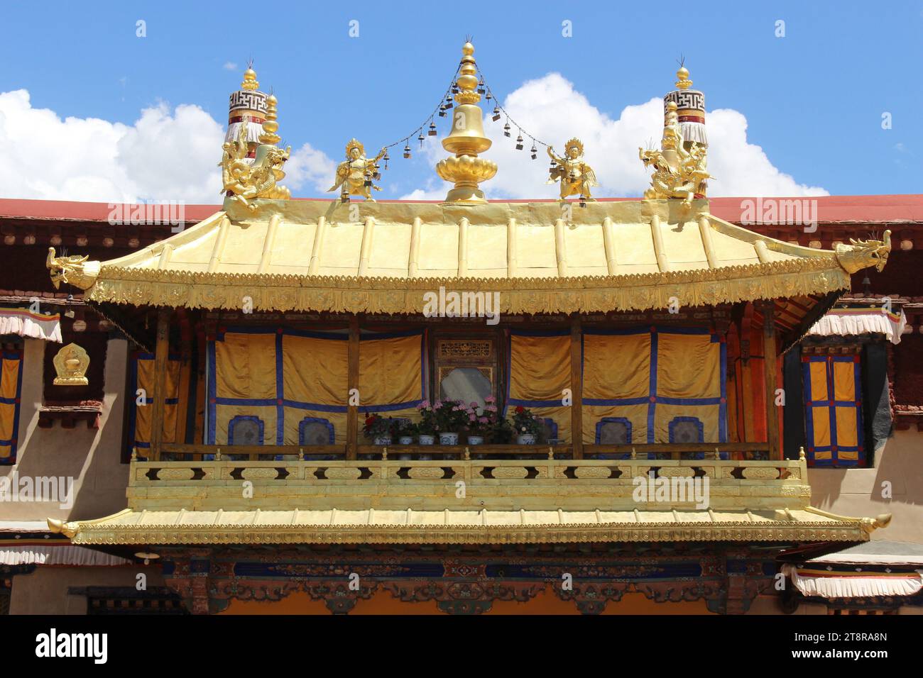 Jokhang Temple, Begun 647 AD during reign of Tibetan King Songtsan ...