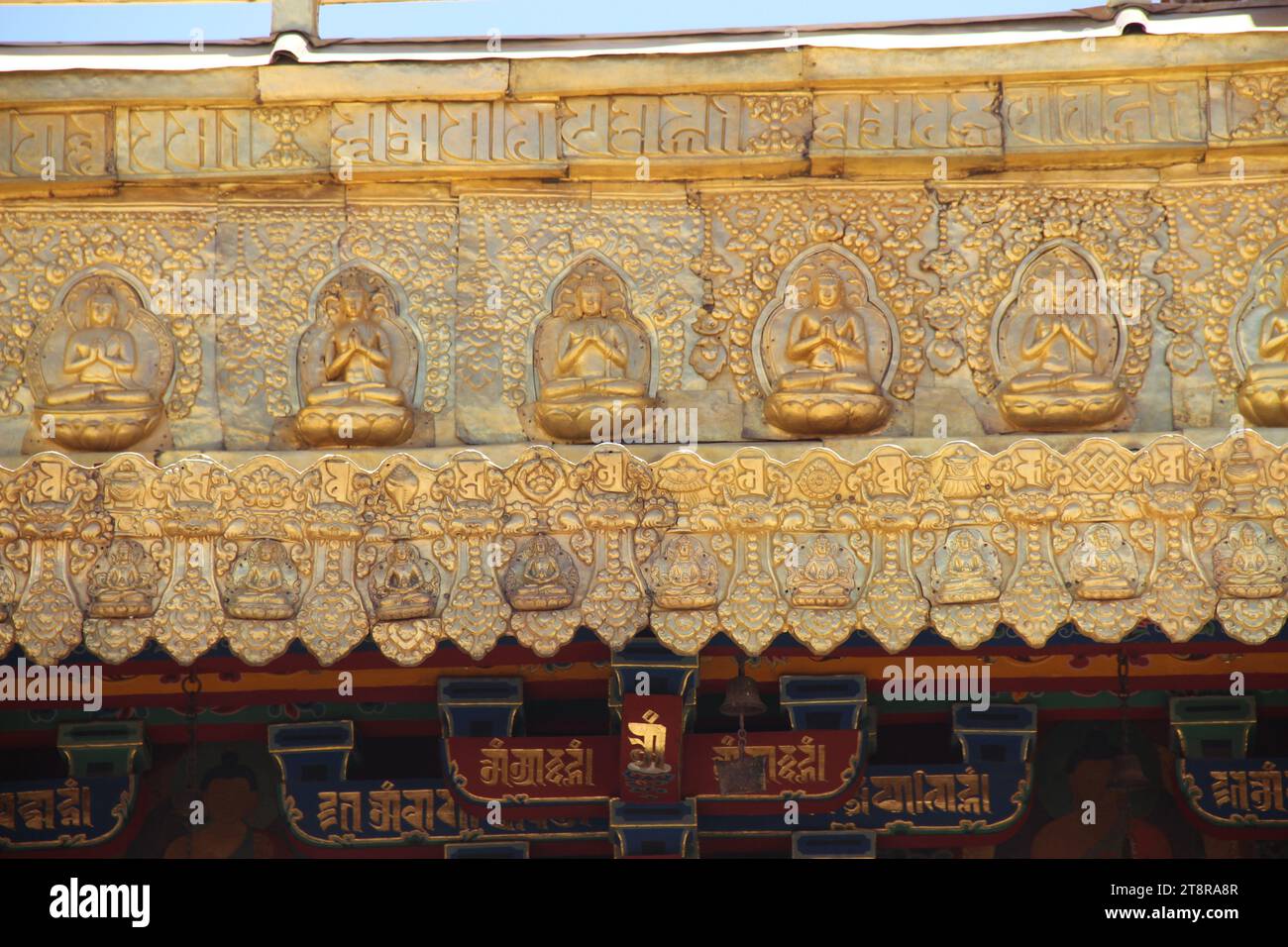 Jokhang Temple, Begun 647 AD during reign of Tibetan King Songtsan ...