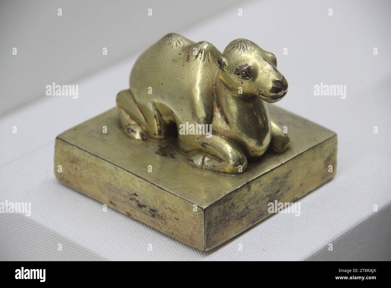 Ming Gold Seal, Tibetan History Gallery, Tibet Museum, Lhasa Stock ...