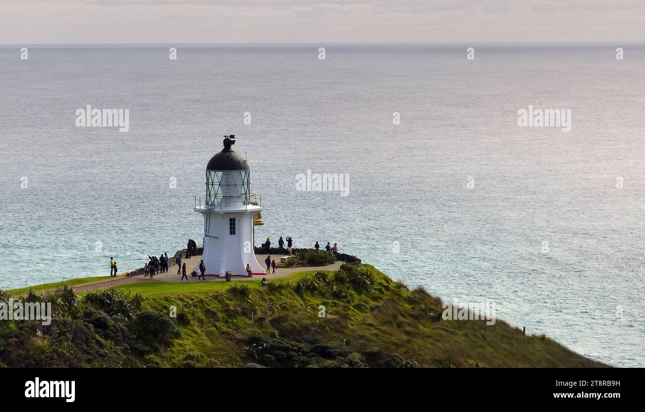 Cape Reinga. NZ, Cape Reinga, official name Cape Reinga/Te Rerenga ...