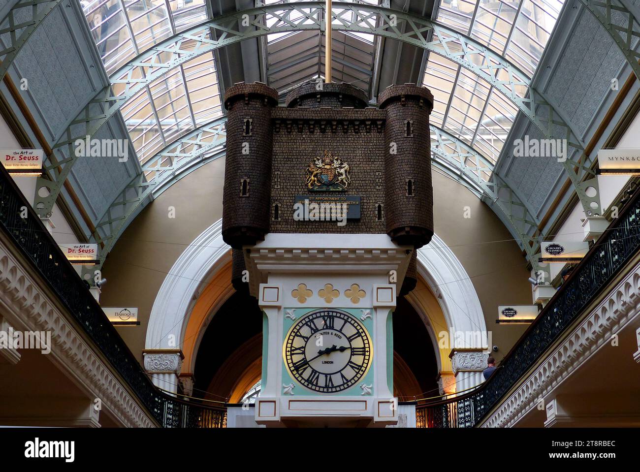 The Royal Clock.QVB Sydney, The 'Royal Clock' is located on the upper ...