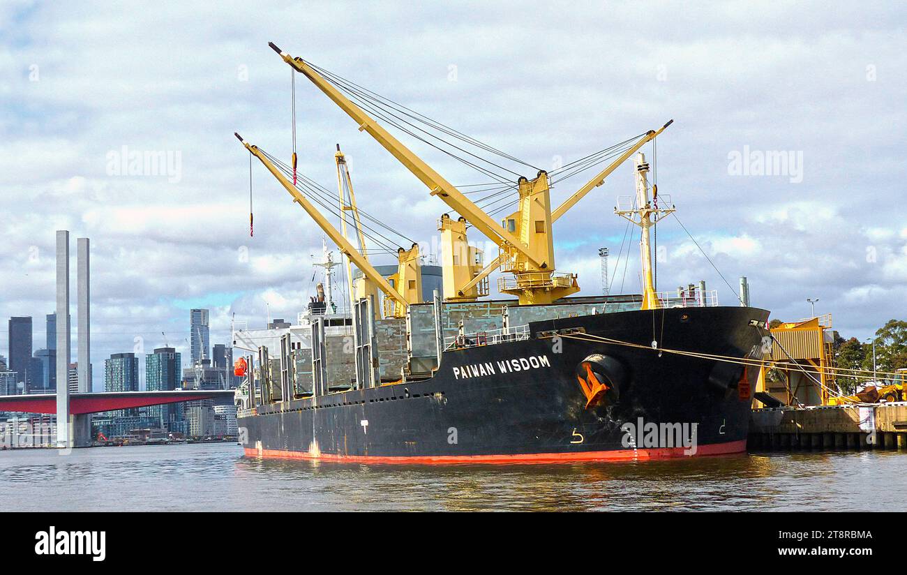 PAIWAN WISDOM. Bulk Carrier, PAIWAN WISDOM Stock Photo - Alamy