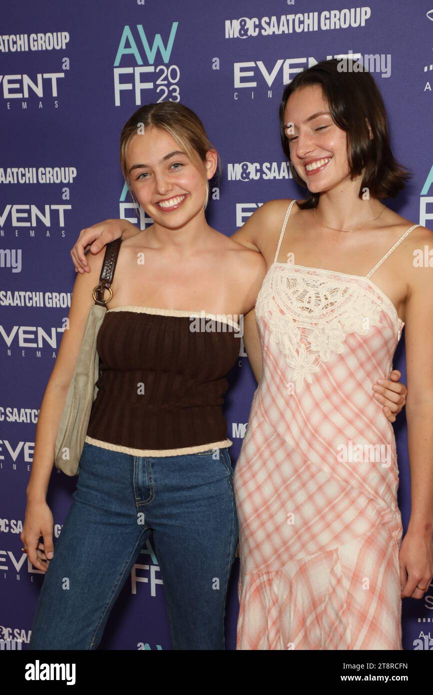 Sydney, Australia. 21st November 2023. Annabel Wolfe and Phoebe Wolfe ...