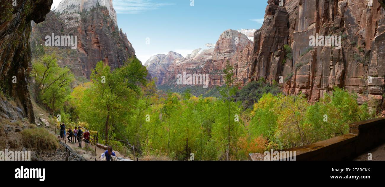 Zion National Park.Utah, It is believed the first people to explore ...