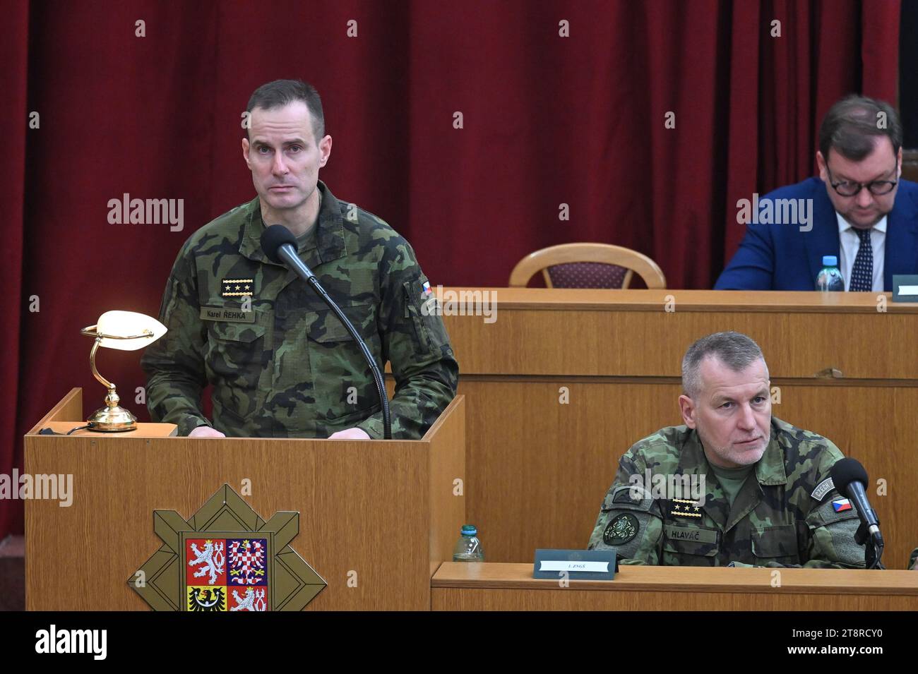 Prague, Czech Republic. 21st Nov, 2023. Ceremonial opening of military ...