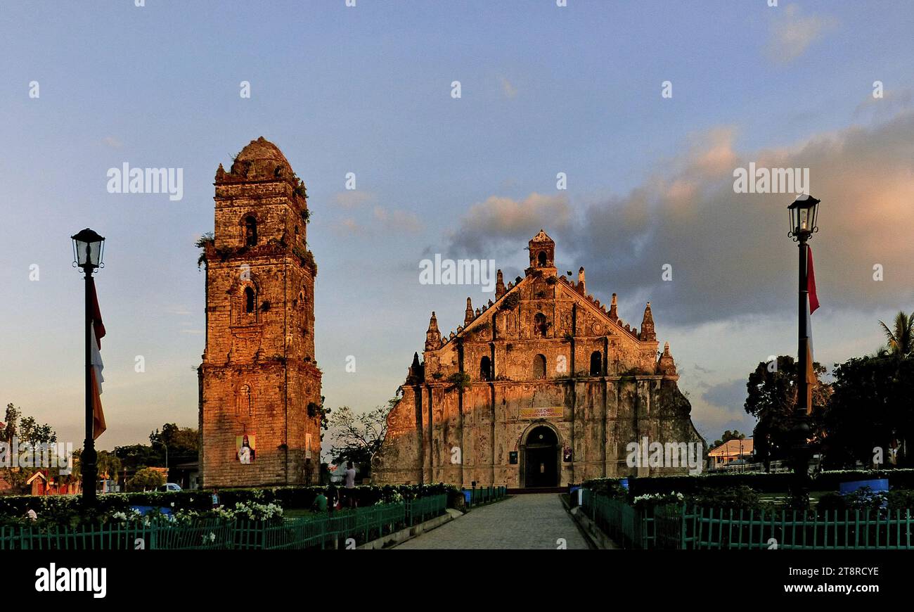 The Paoay Church (also known as the St. Augustine Church ), The Saint Augustine Church (Spanish ...