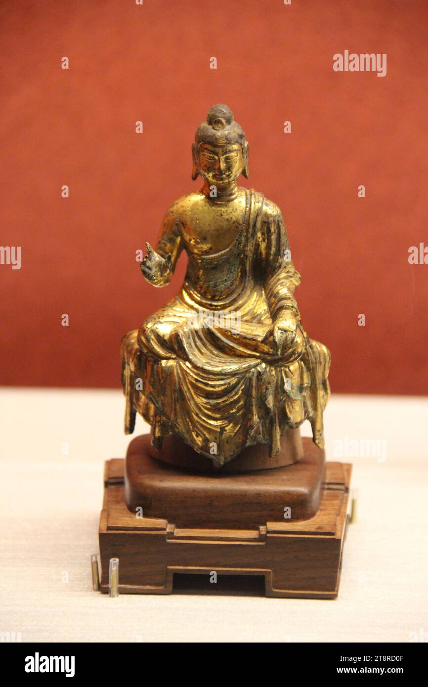Gilt Bronze Buddha, Tang, c. 700 AD, Buddhist Art Collection, Palace ...