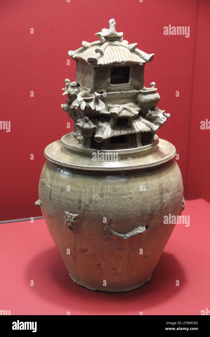 Western Jin Celadon Funerary Urn, Pottery and Porcelain Gallery, Palace ...