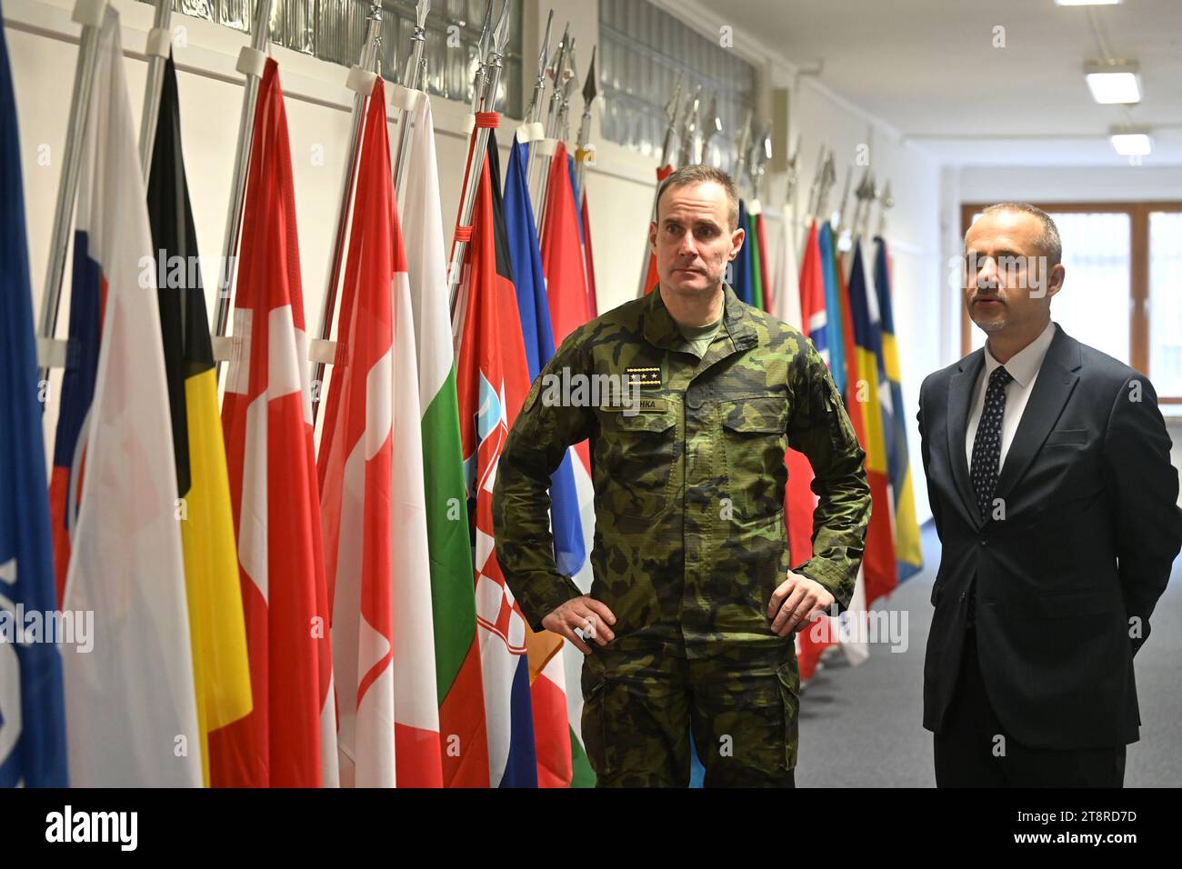Prague, Czech Republic. 21st Nov, 2023. Ceremonial opening of military ...