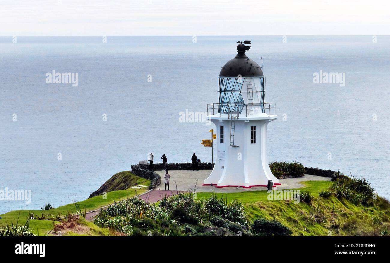 Cape Reinga Light NZ, The historical Cape Reingas lighthouse built in ...