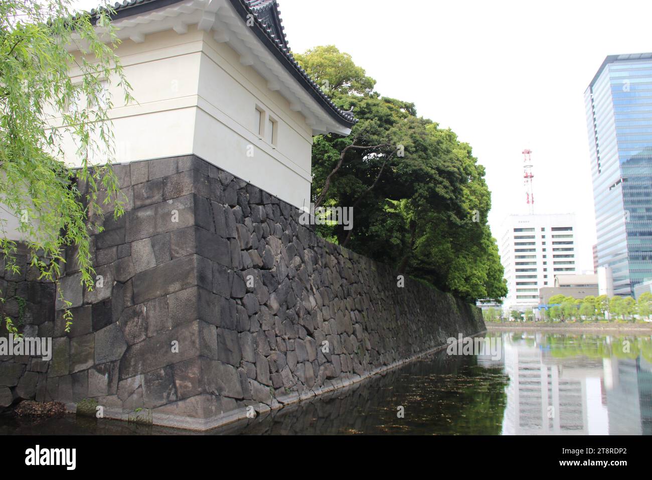 Edo Castle Remains/Imperial Palace Gardens, Tokyo, Japan Stock Photo ...