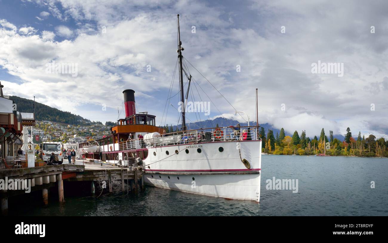 TSS Earnslaw. Queenstown. NZ, The TSS Earnslaw is a 1912 Edwardian ...