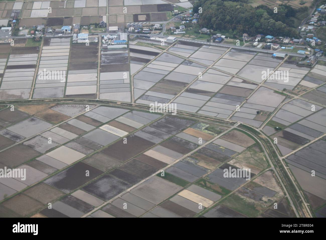 Aerial View Approaching Tokyo, Japan, Honshu Island, Tokyo area, Japan Stock Photo - Alamy