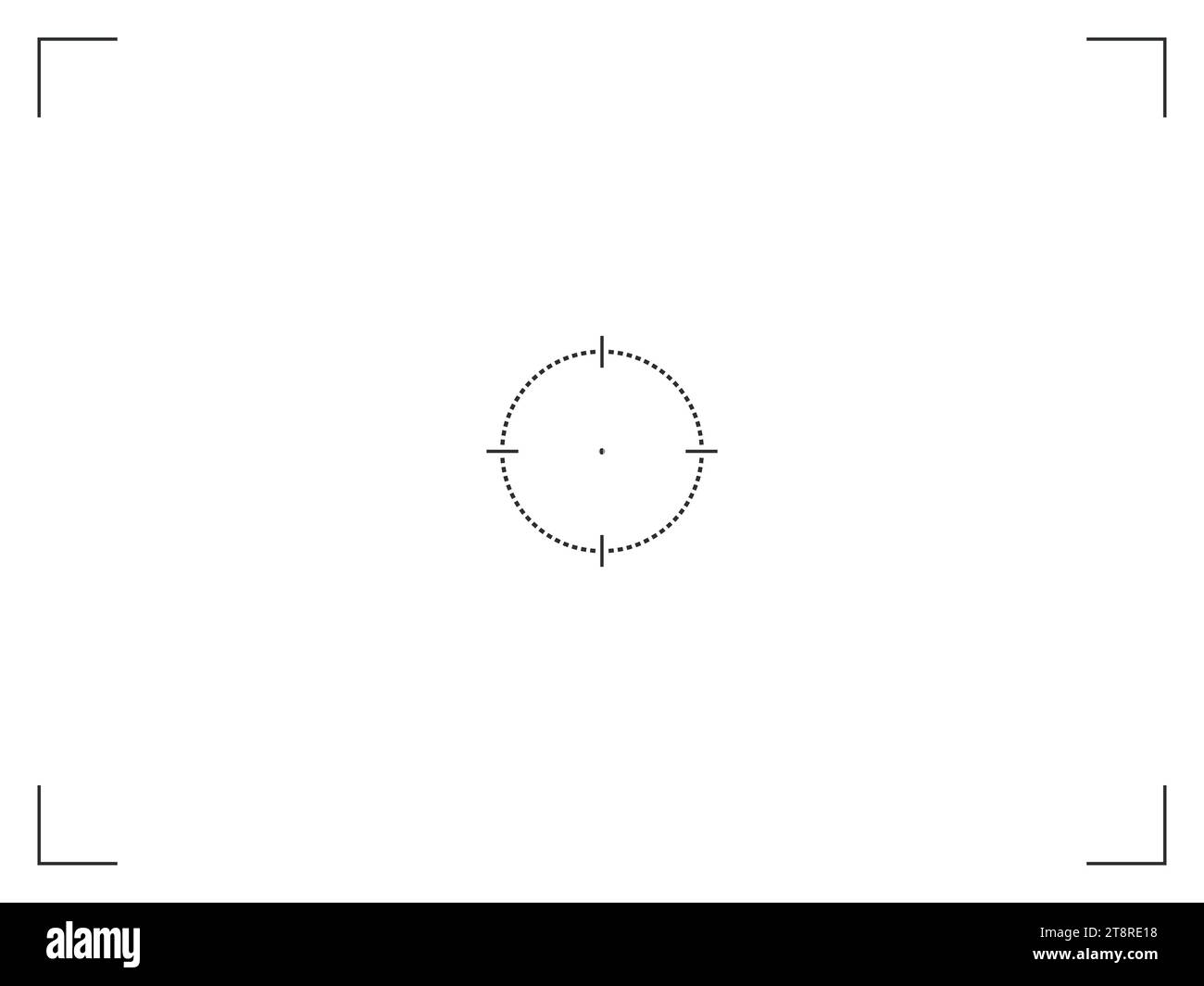Photo camera viewfinder interface. Smartphone camera focusing screen of ...