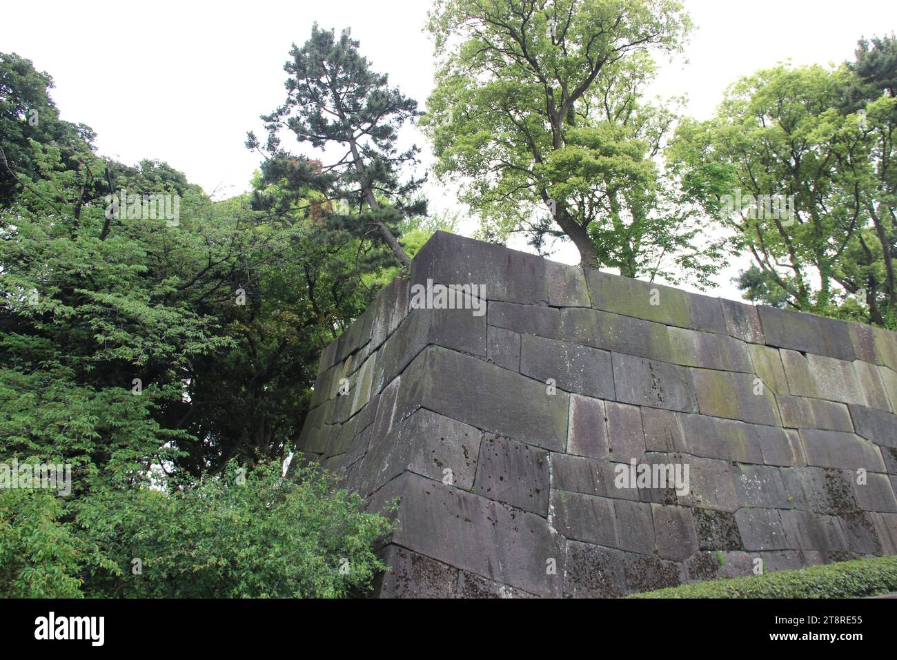 Edo Castle Remains/Imperial Palace Gardens, Tokyo, Japan Stock Photo ...