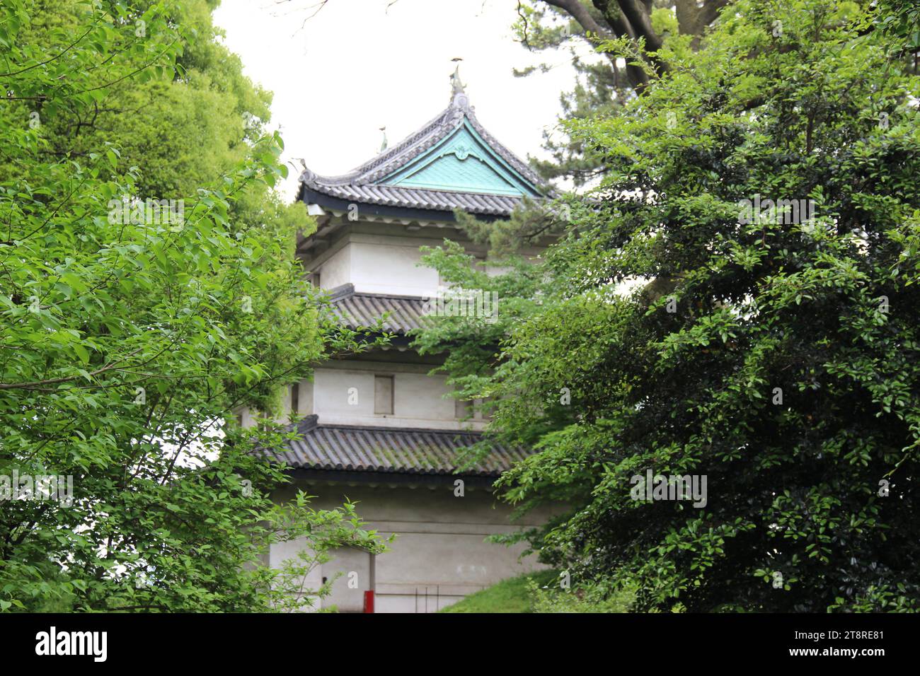 Edo Castle Remains: Mt. Fuji-View Keep, Tokyo, Japan Stock Photo - Alamy