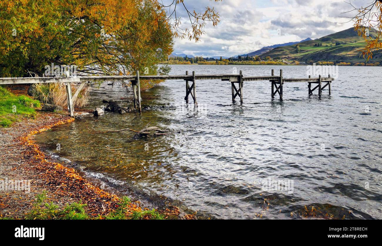The Jetty. Lake Hayes. Otago. NZ, Located about a 15 minute drive from ...