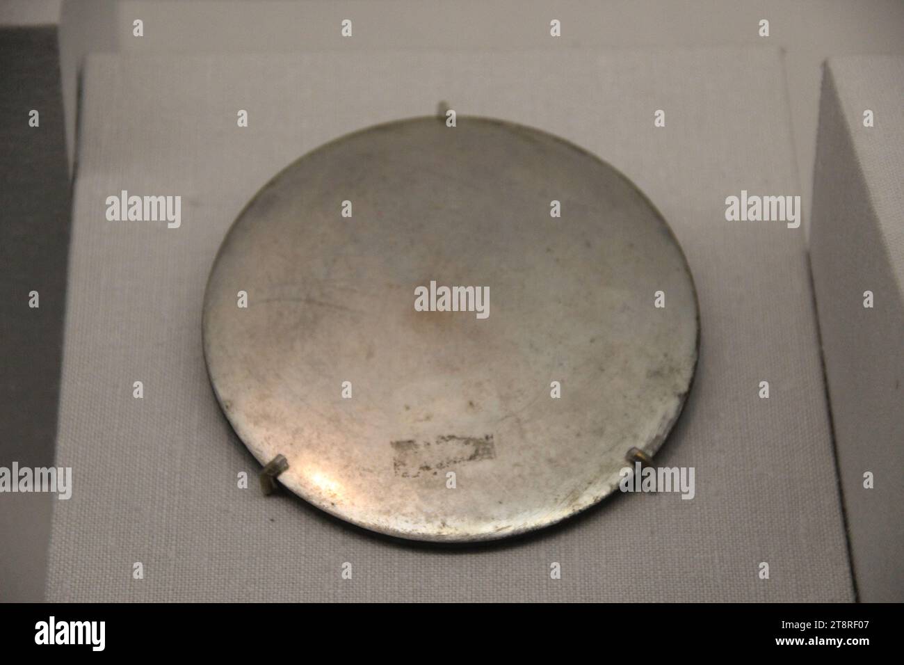 Han Bronze Mirror, Bronze gallery, Palace Museum, Taipei, Taiwan Stock ...