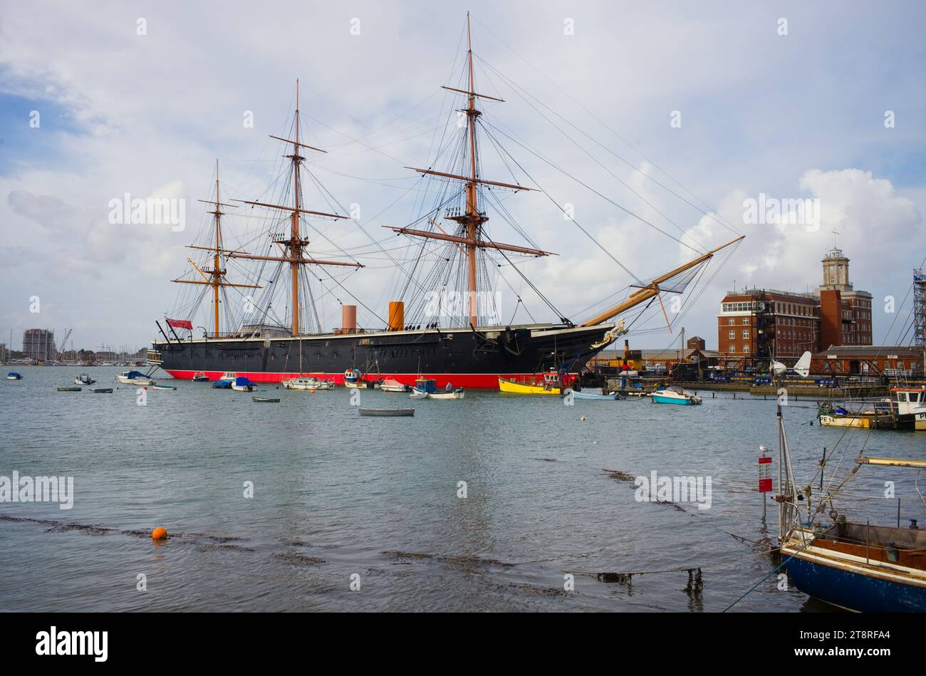 The masts and rigging on hms warrior hi-res stock photography and ...