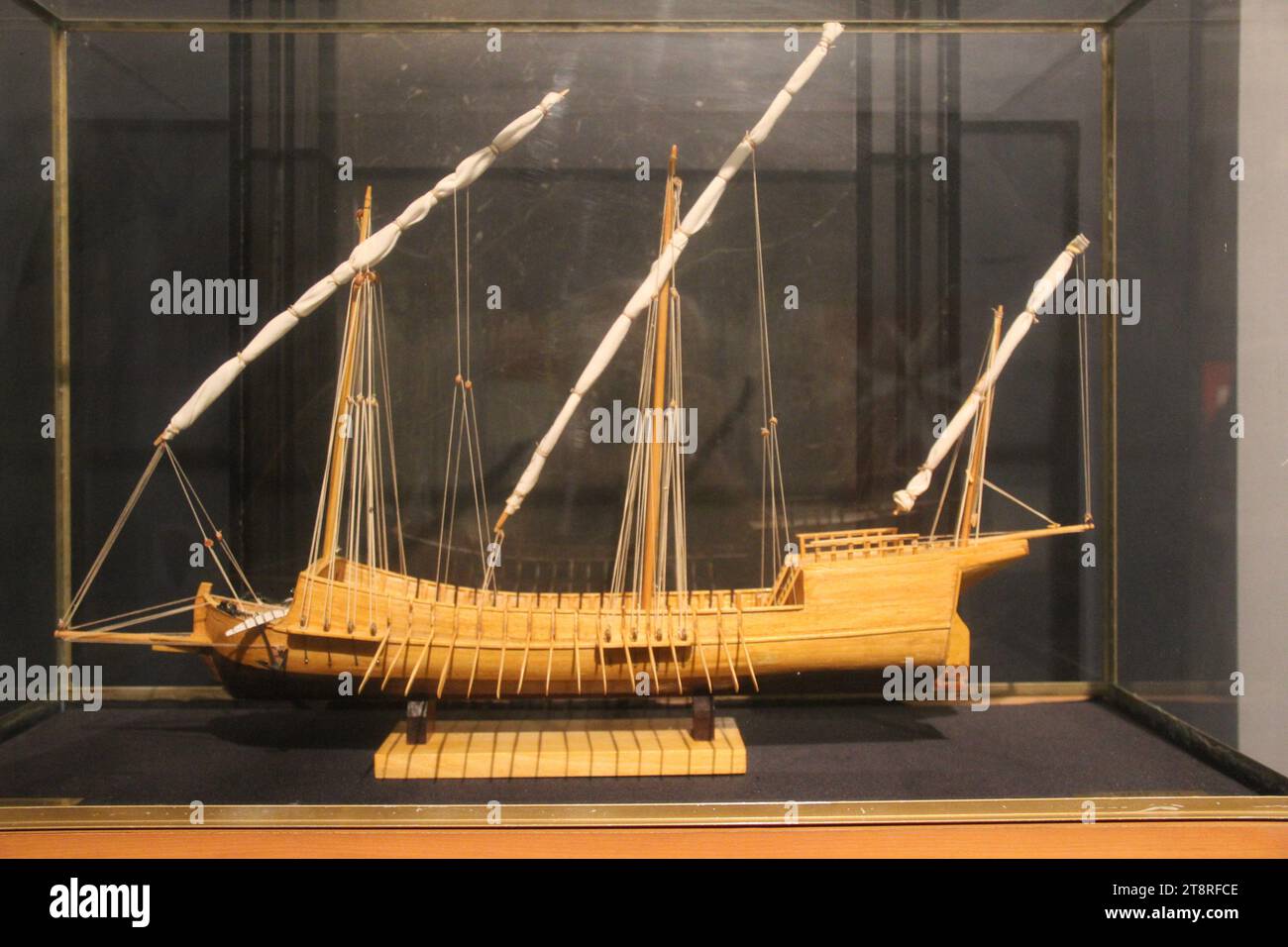 Hellenic War Museum Ship Model, Athens War Museum, Athens, Greece Stock ...