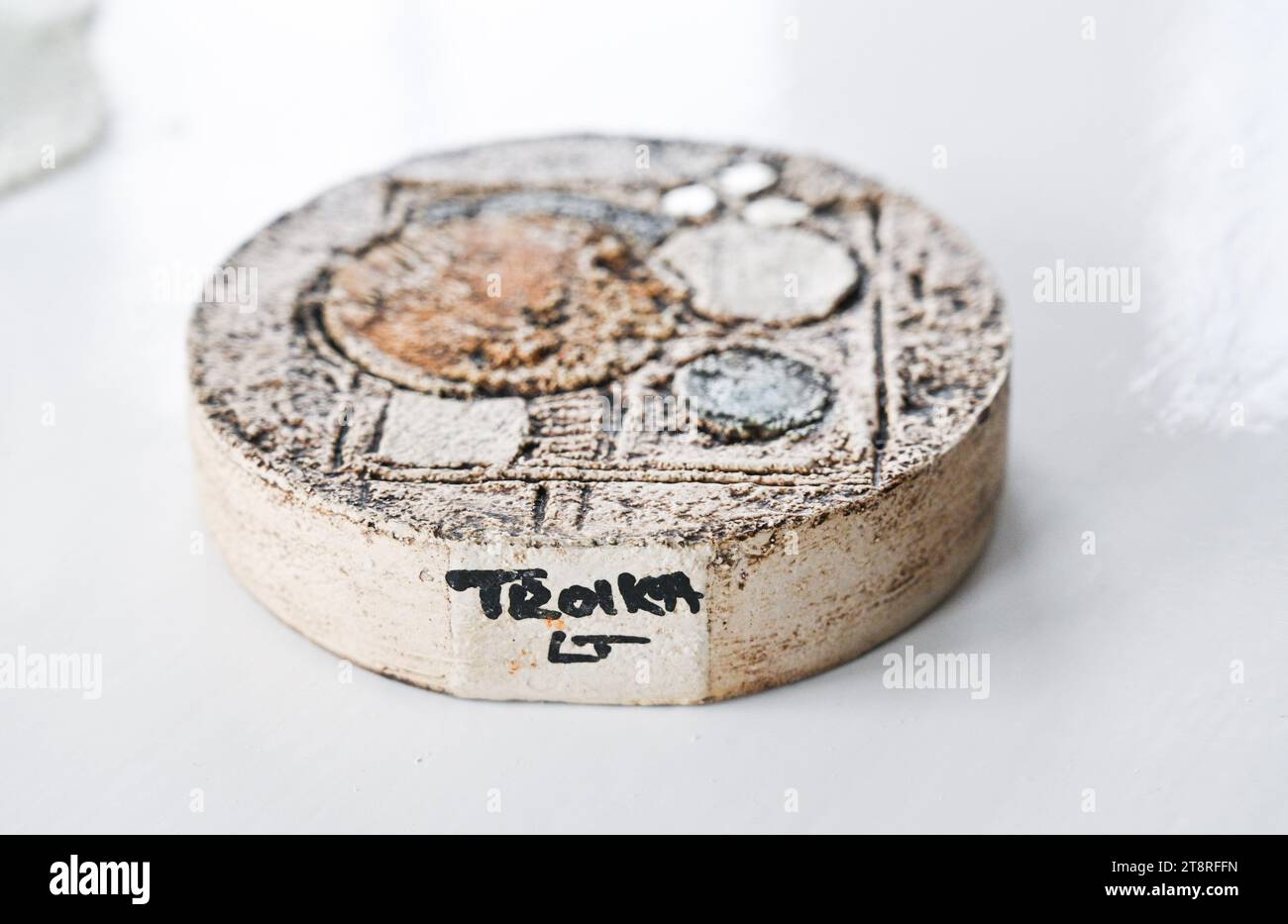 A Troika pottery wheel vase - Troika was an art pottery that operated ...