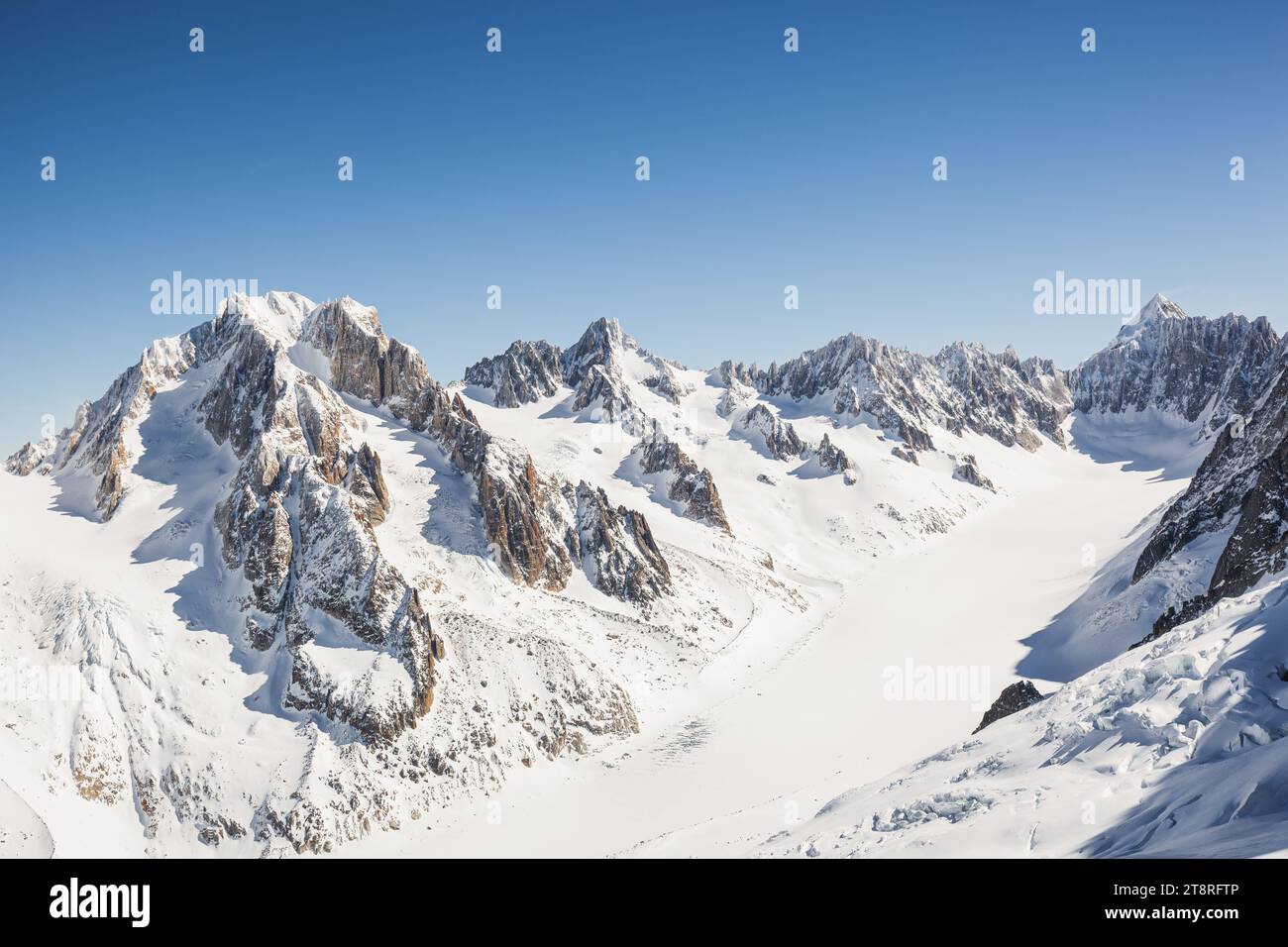 View from Grands Montets, Chamonix, France Stock Photo - Alamy