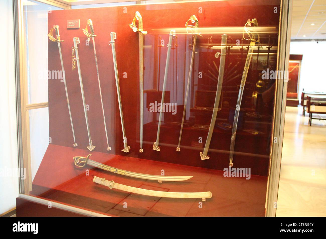 Hellenic War Museum Swords, Athens War Museum, Athens, Greece Stock ...
