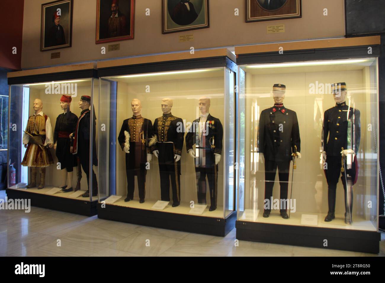 Hellenic War Museum Uniforms, Athens War Museum, Athens, Greece Stock ...