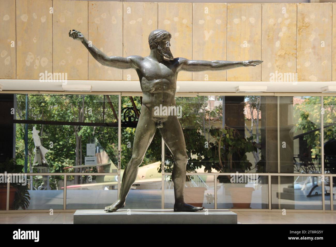 Hellenic War Museum Statue of Zeus (Copy), Athens War Museum, Athens ...