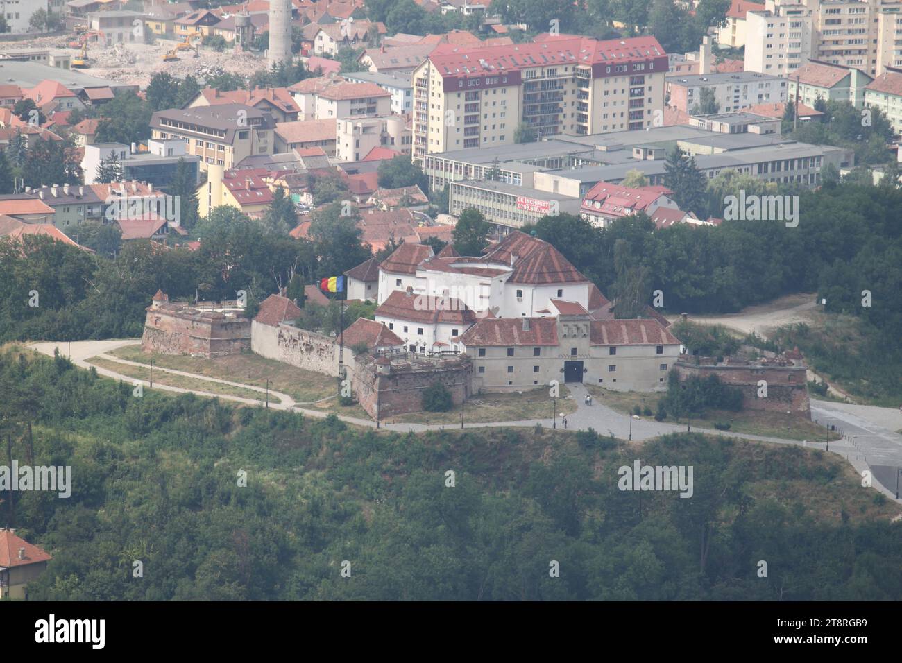 Brasov Citadel Viewed from Mountain, Brasov, Romania Stock Photo - Alamy
