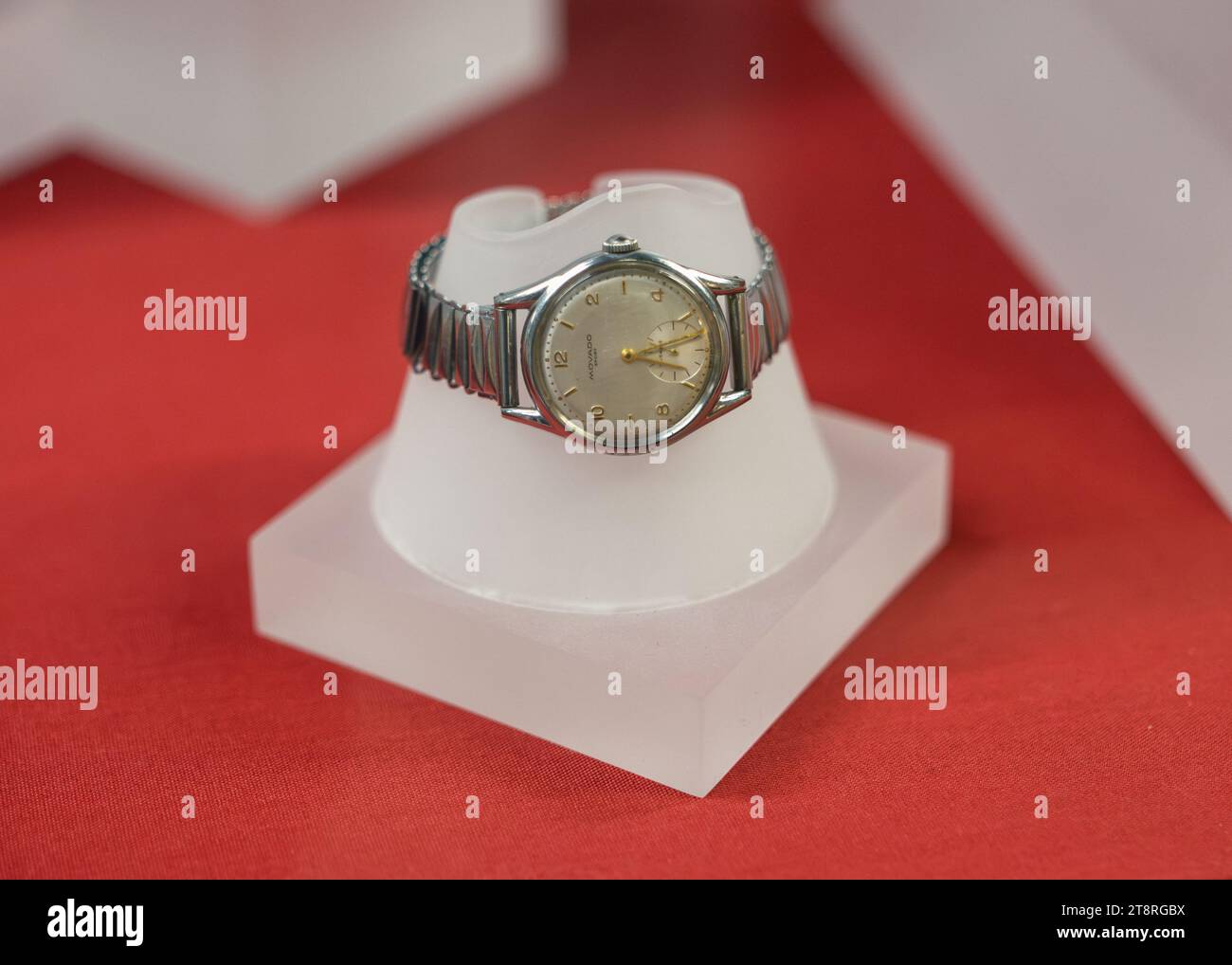 The Movado Sport watch that once belonged to Alan Turing, on display at ...