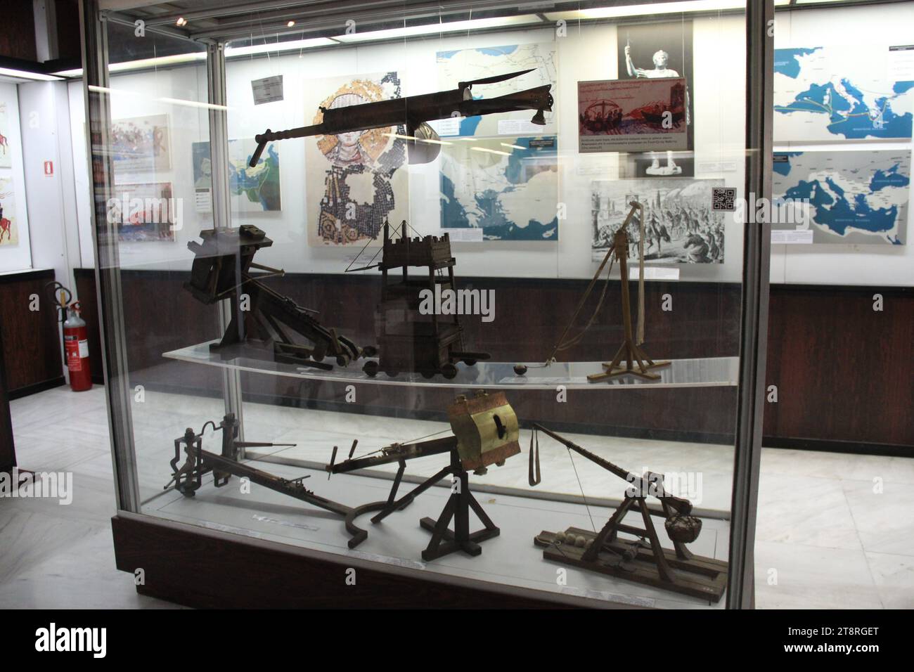 Hellenic War Museum Models of Siege Machines, Athens War Museum, Athens ...