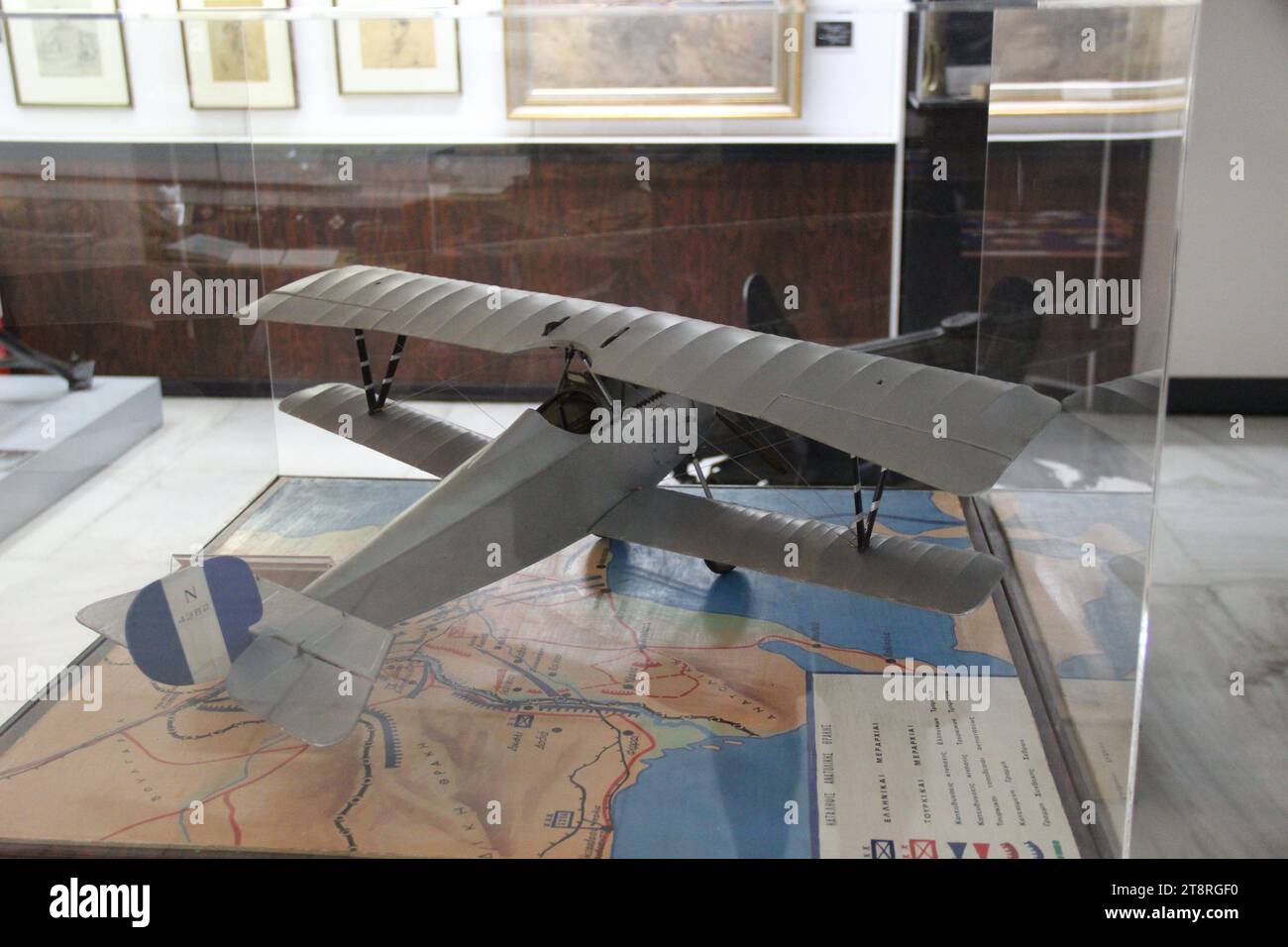 Hellenic War Museum Biplane Model, Athens War Museum, Athens, Greece ...