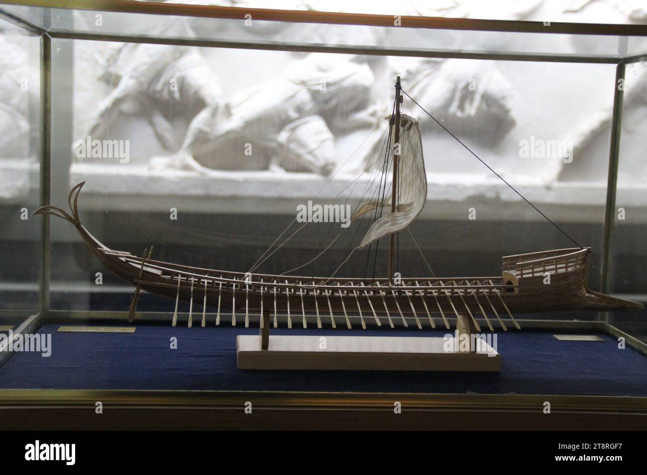 Hellenic War Museum Model of Greek Warship, Athens War Museum, Athens ...