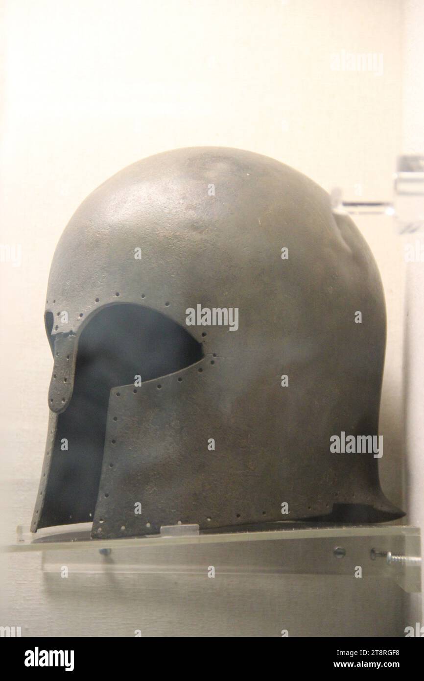 Hellenic War Museum Greek Corinthian Bronze Helmet, Athens War Museum ...