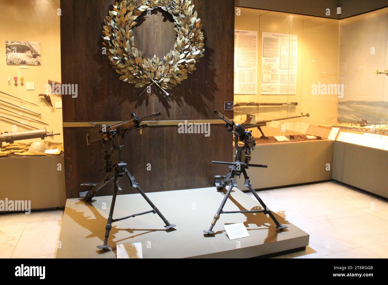Hellenic War Museum Machine Guns, Athens War Museum, Athens, Greece ...