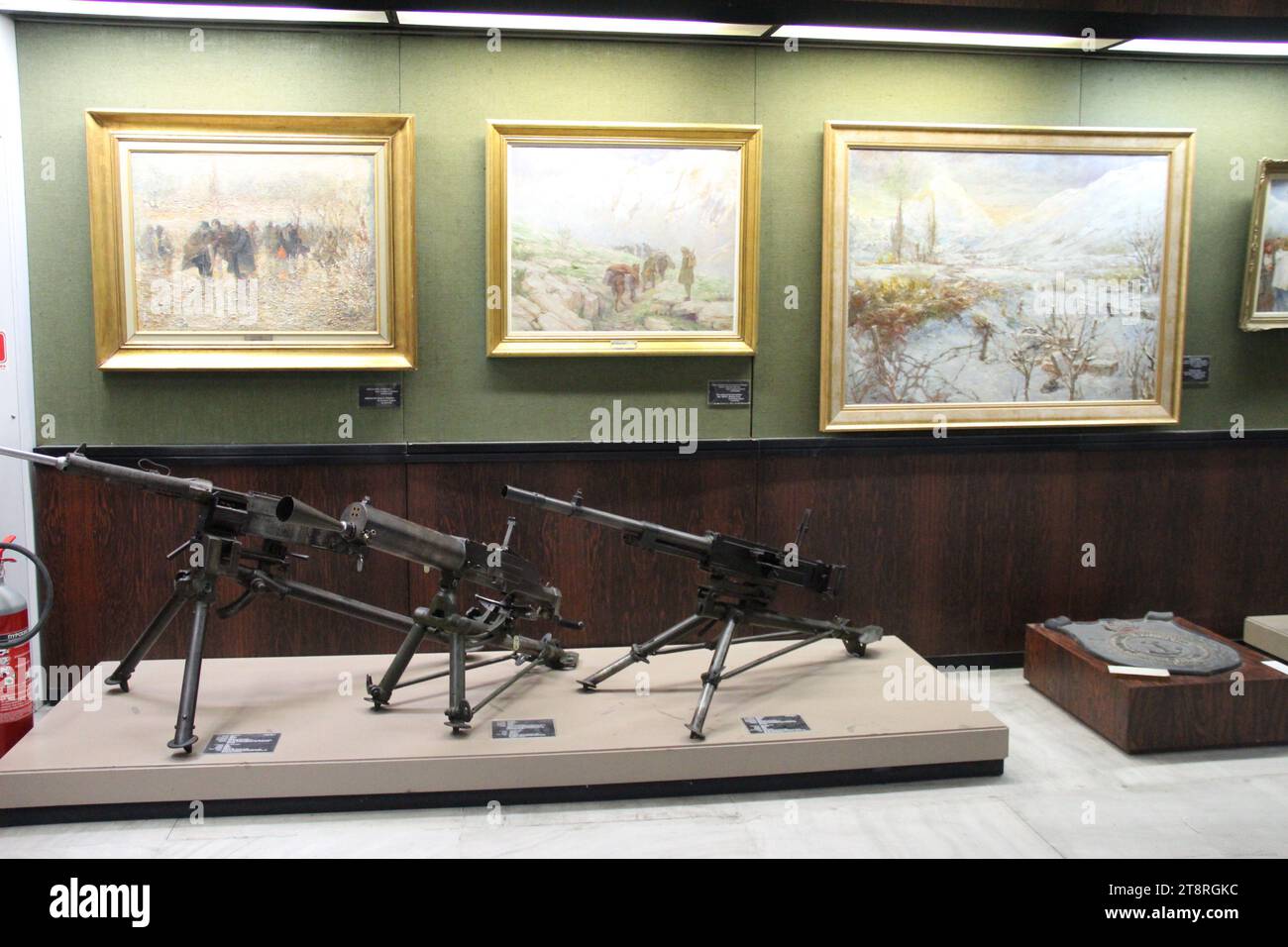 Hellenic War Museum Machine Guns, Athens War Museum, Athens, Greece ...