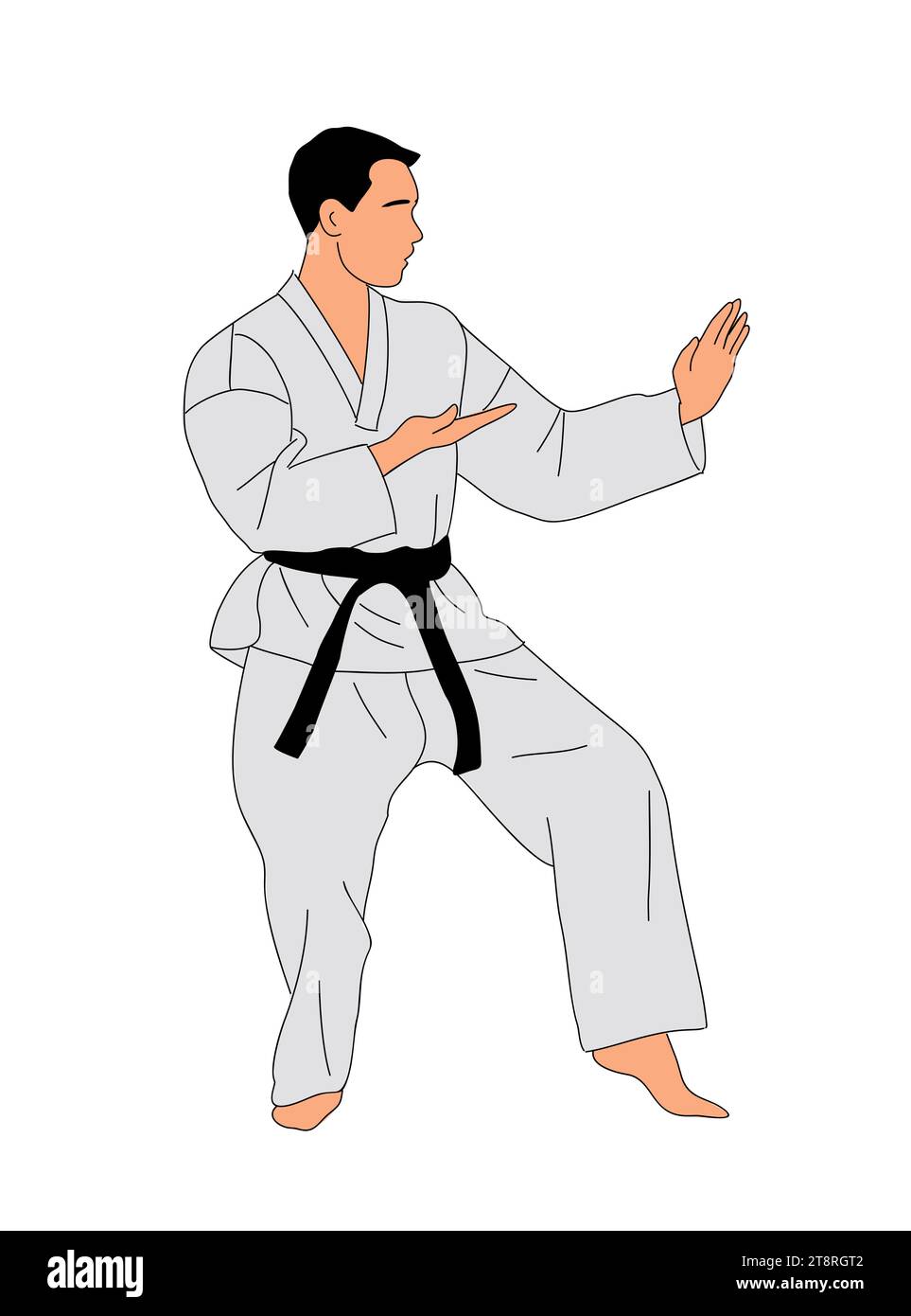 Asian active white background Stock Vector Images - Alamy