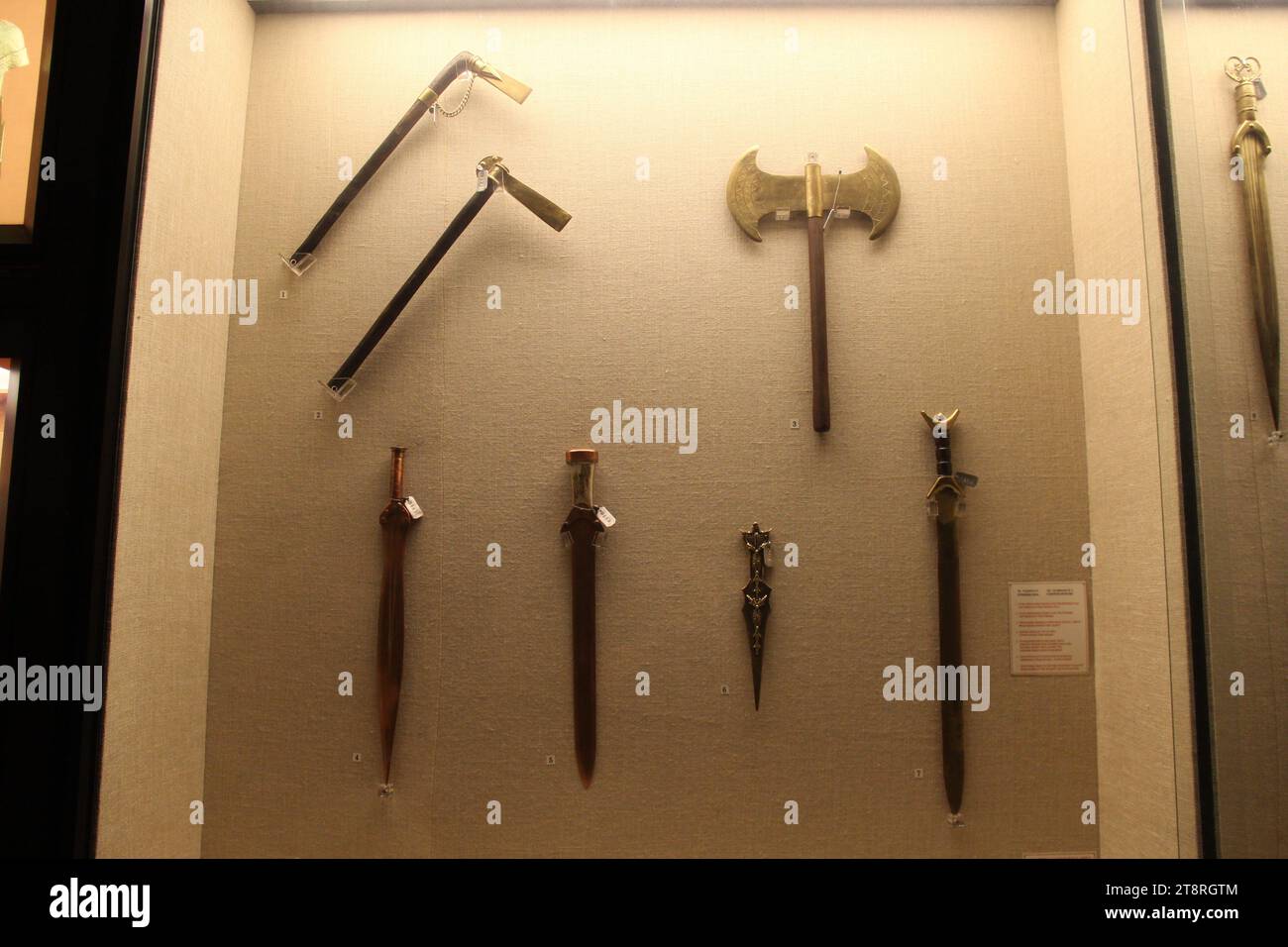 Hellenic war museum bronze weapons hi-res stock photography and images ...