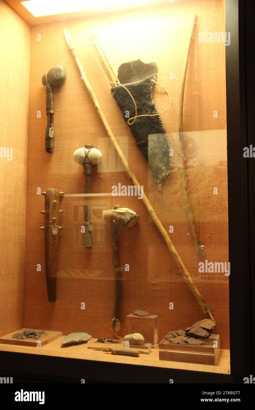 Hellenic war museum neolithic weapons hi-res stock photography and ...