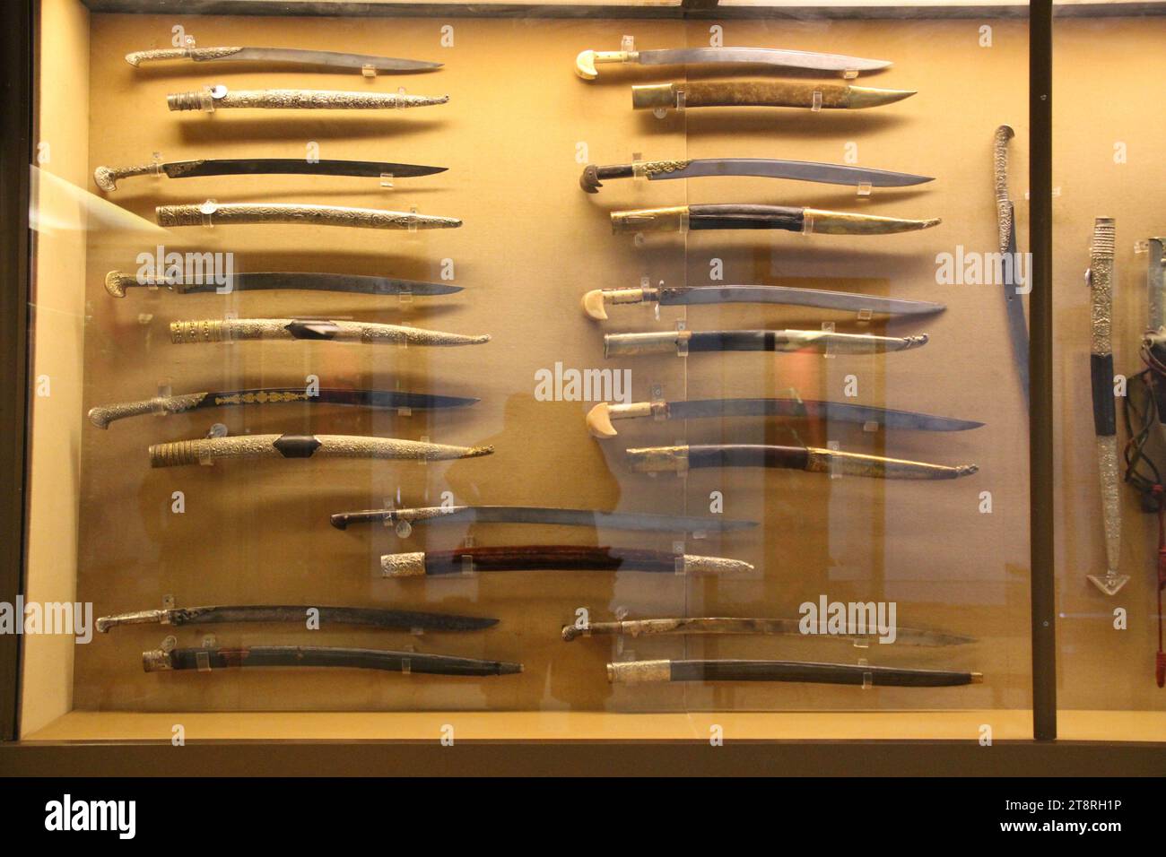 Hellenic War Museum Sword Bayonets, Athens War Museum, Athens, Greece Stock Photo - Alamy
