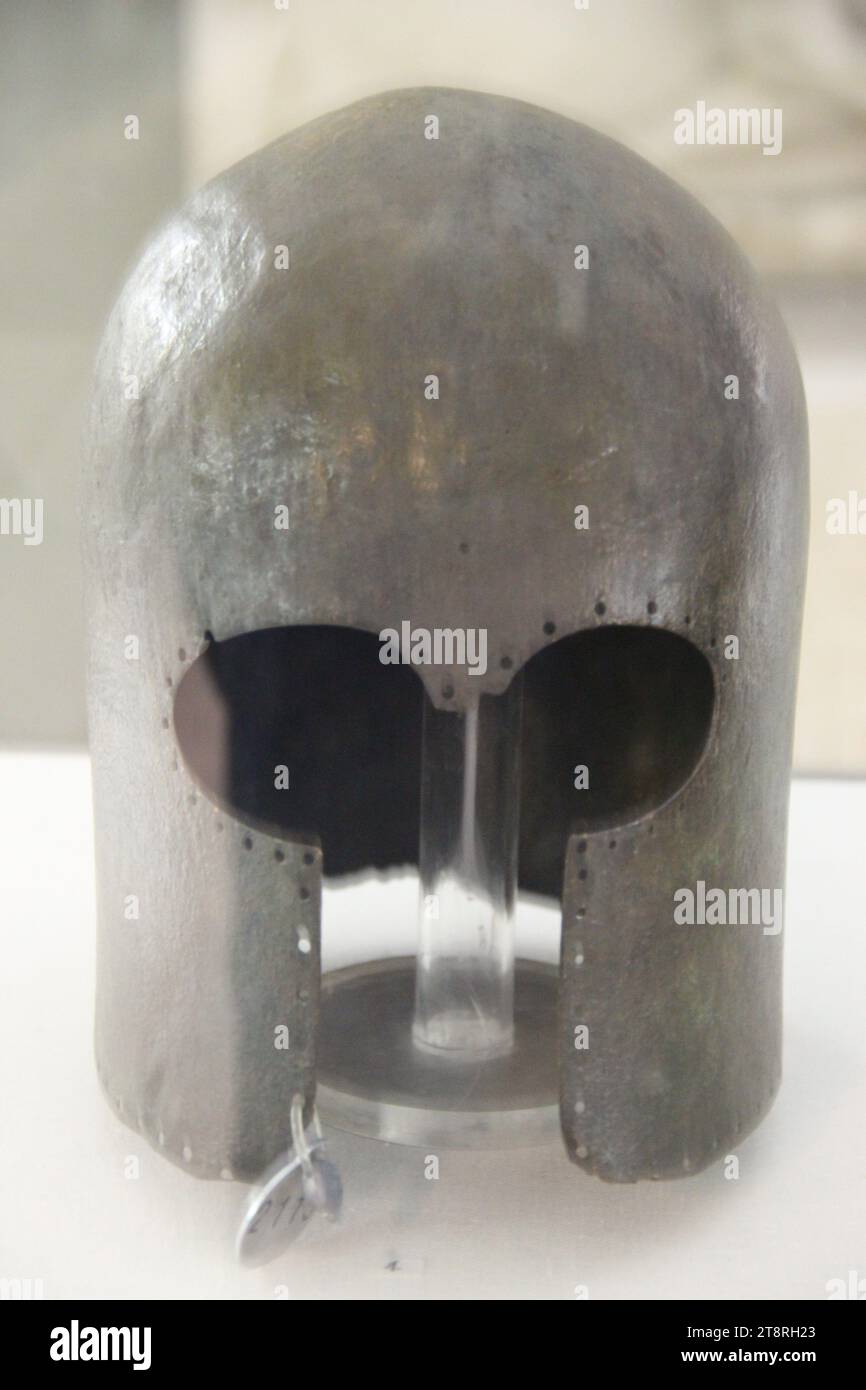 Hellenic War Museum Greek Corinthian Bronze Helmet, Athens War Museum ...